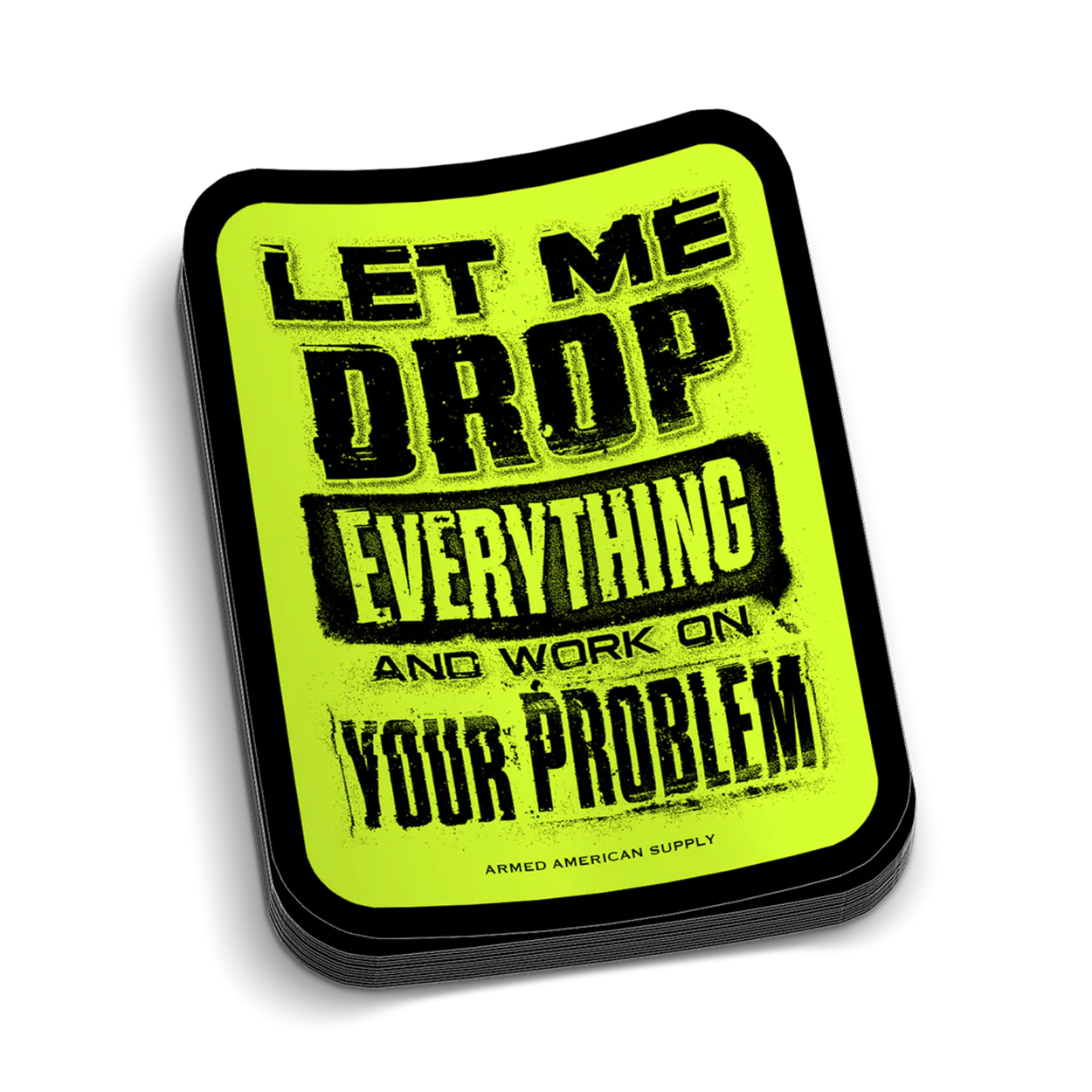 Drop Everything Hard Hat Decal – Self Rescue Tactical