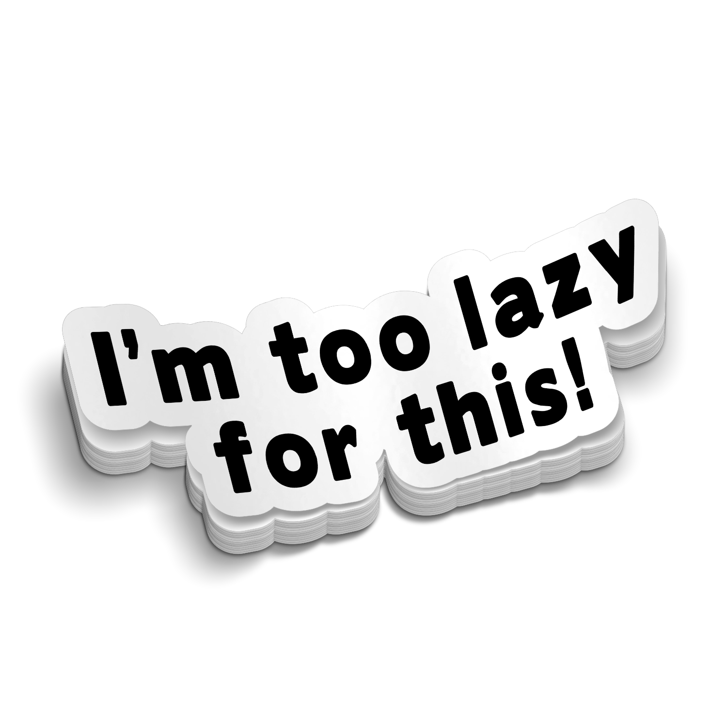 Lazy - Hard Hat Decal – Self Rescue Tactical