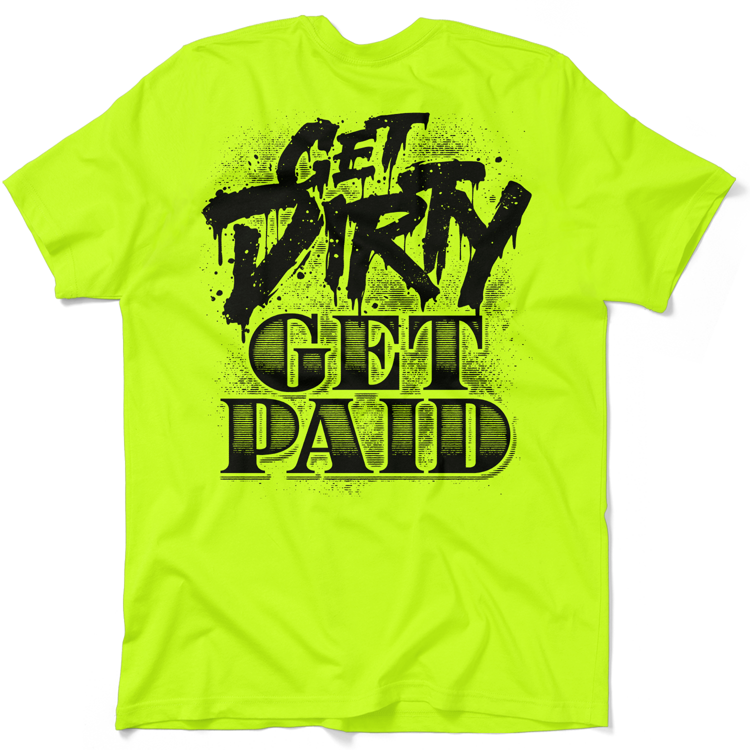 Get Dirty - Safety Yellow T-Shirt – Self Rescue Tactical