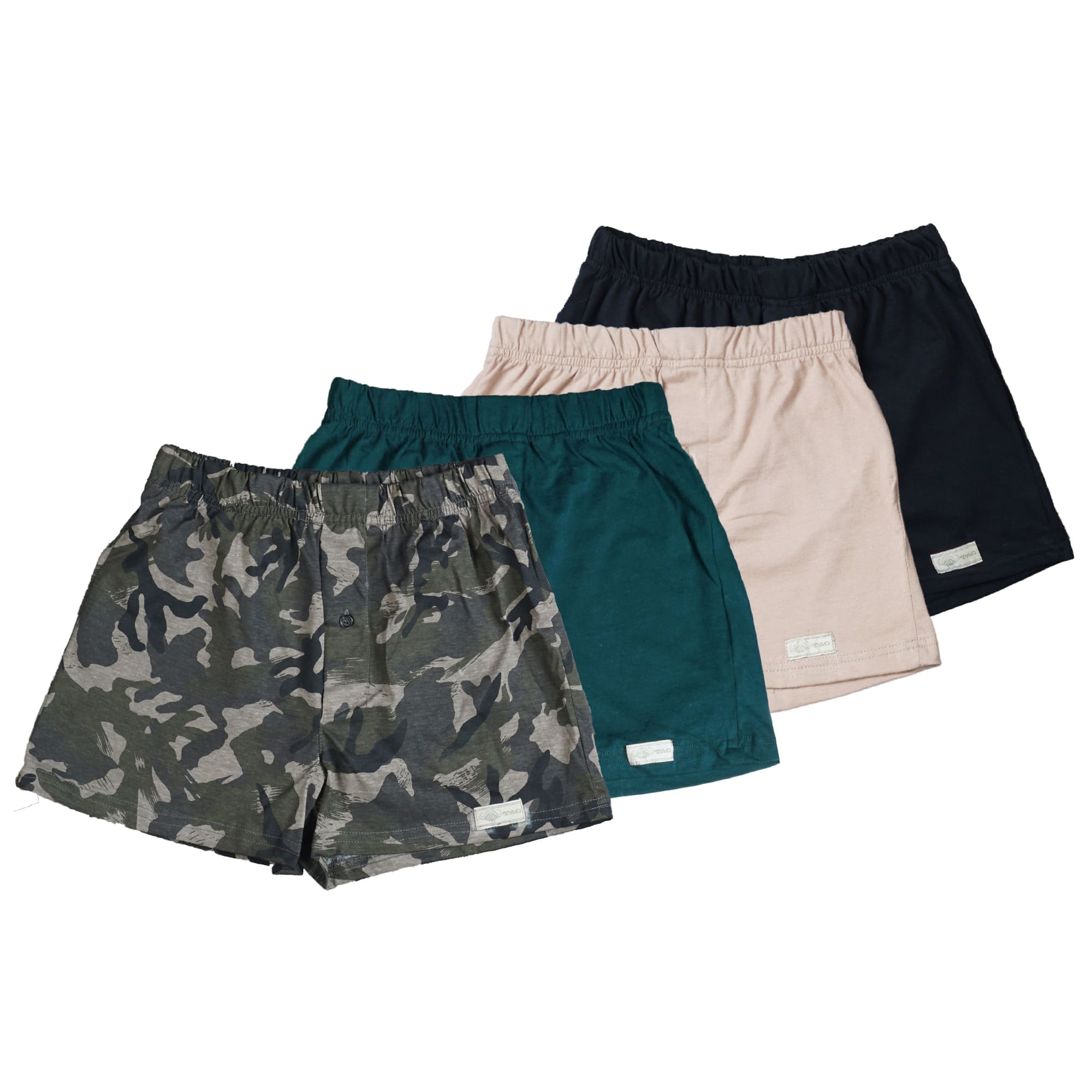 Jungle Camo Boxer Shorts 4 Pack for Men – Self Rescue Tactical
