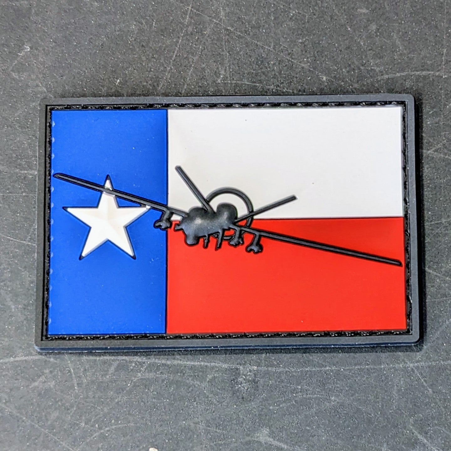 MQ-9 Reaper Texas Flag Patch - PVC/Rubber – Self Rescue Tactical