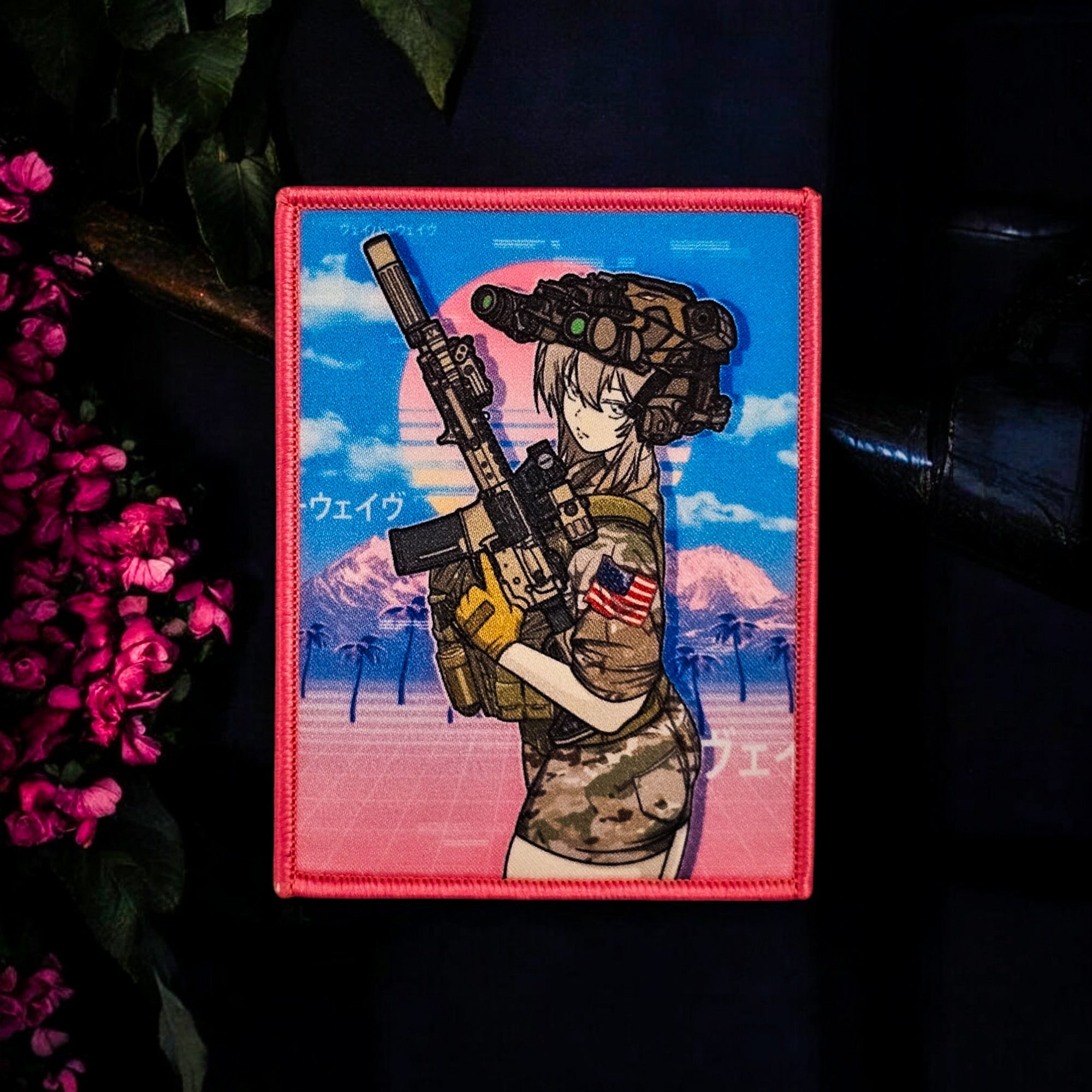 Sakura - 4" x 3" Sublimation Velcro Morale Patch – Self Rescue Tactical