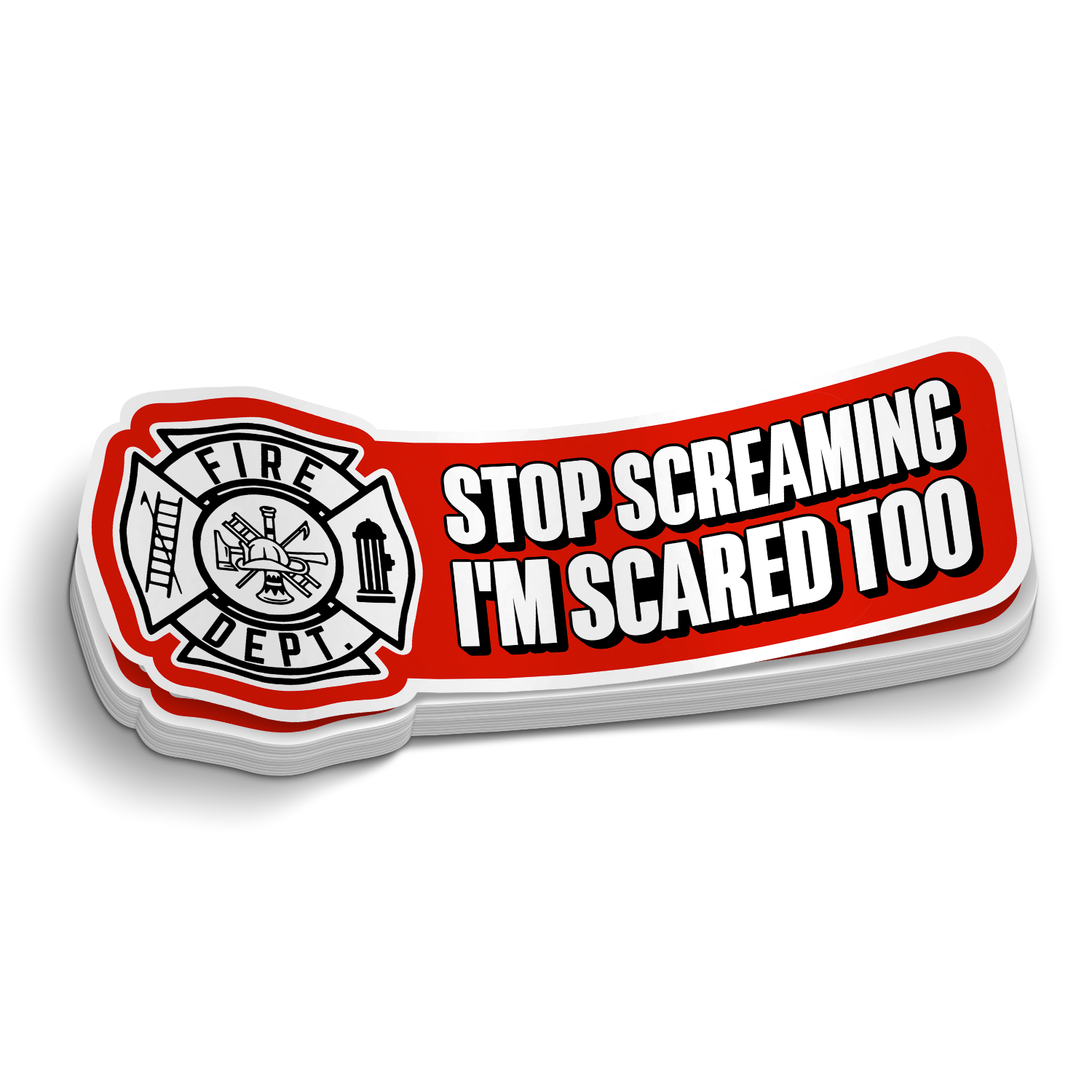 Stop Screaming Fire Sticker – Self Rescue Tactical