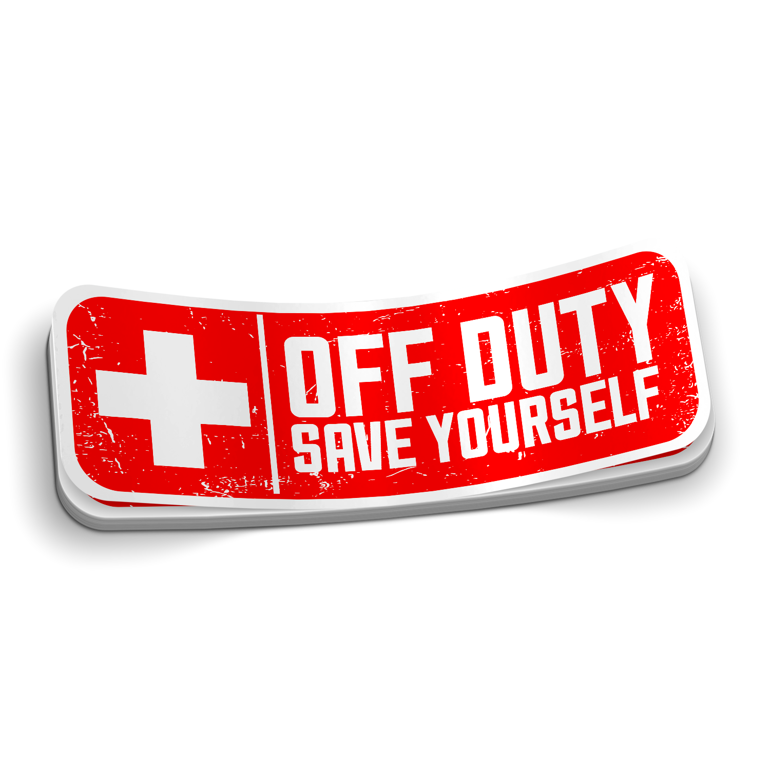 Off Duty - Save Yourself Sticker – Self Rescue Tactical