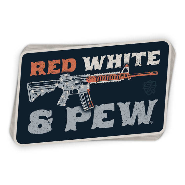 Red White and Pew Decal – Self Rescue Tactical