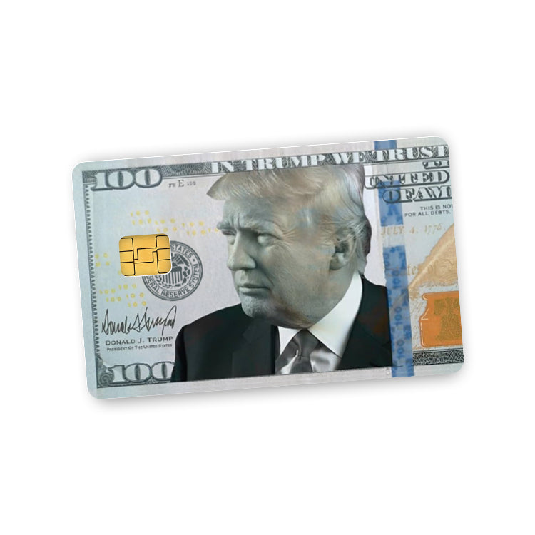 Trump 100 Dollar Bill Credit Card Skin Decal – Self Rescue Tactical