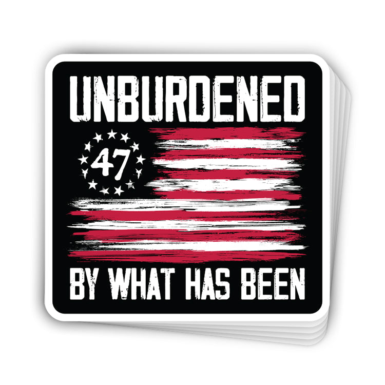 Unburdened By What Has Been 47 Flag Decal – Self Rescue Tactical