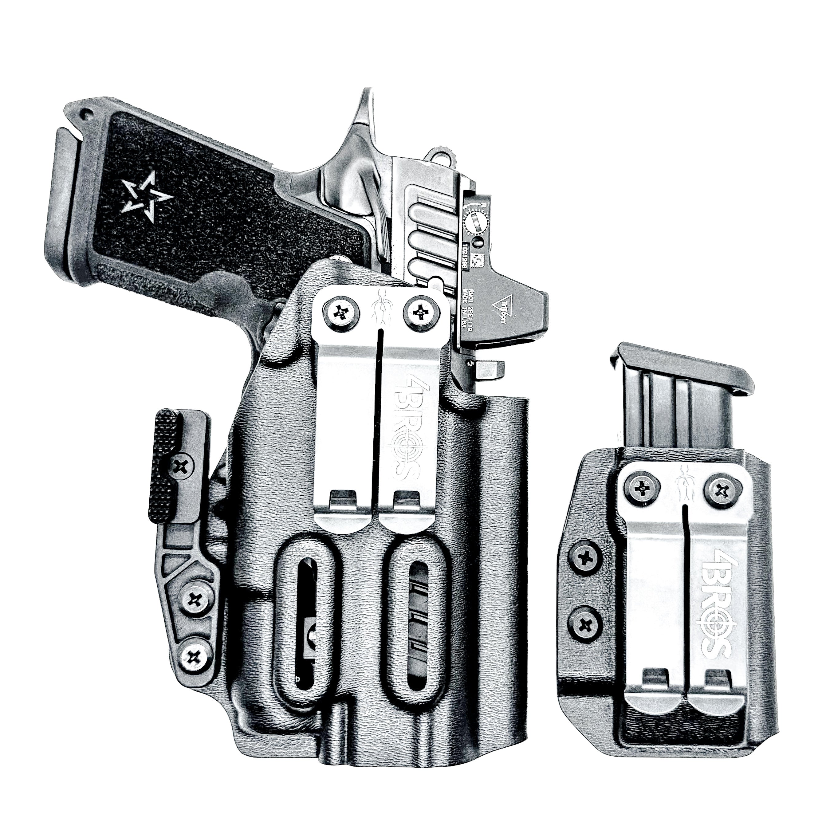 Staccato HD C4X & Surefire XC3 IWB Holster with Magazine Carrier Combo ...