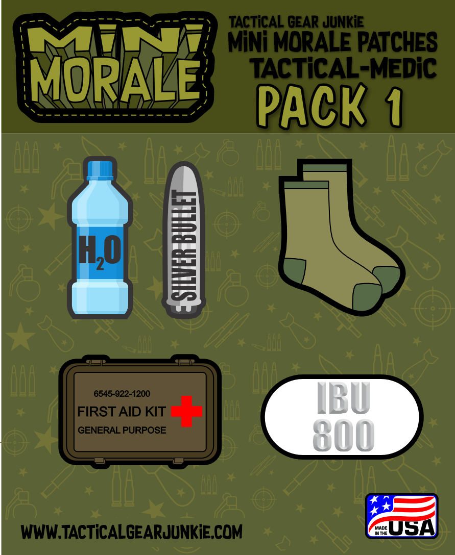 Stickers - Mini Morale - TactiMedic Pack 1 – Self Rescue Tactical