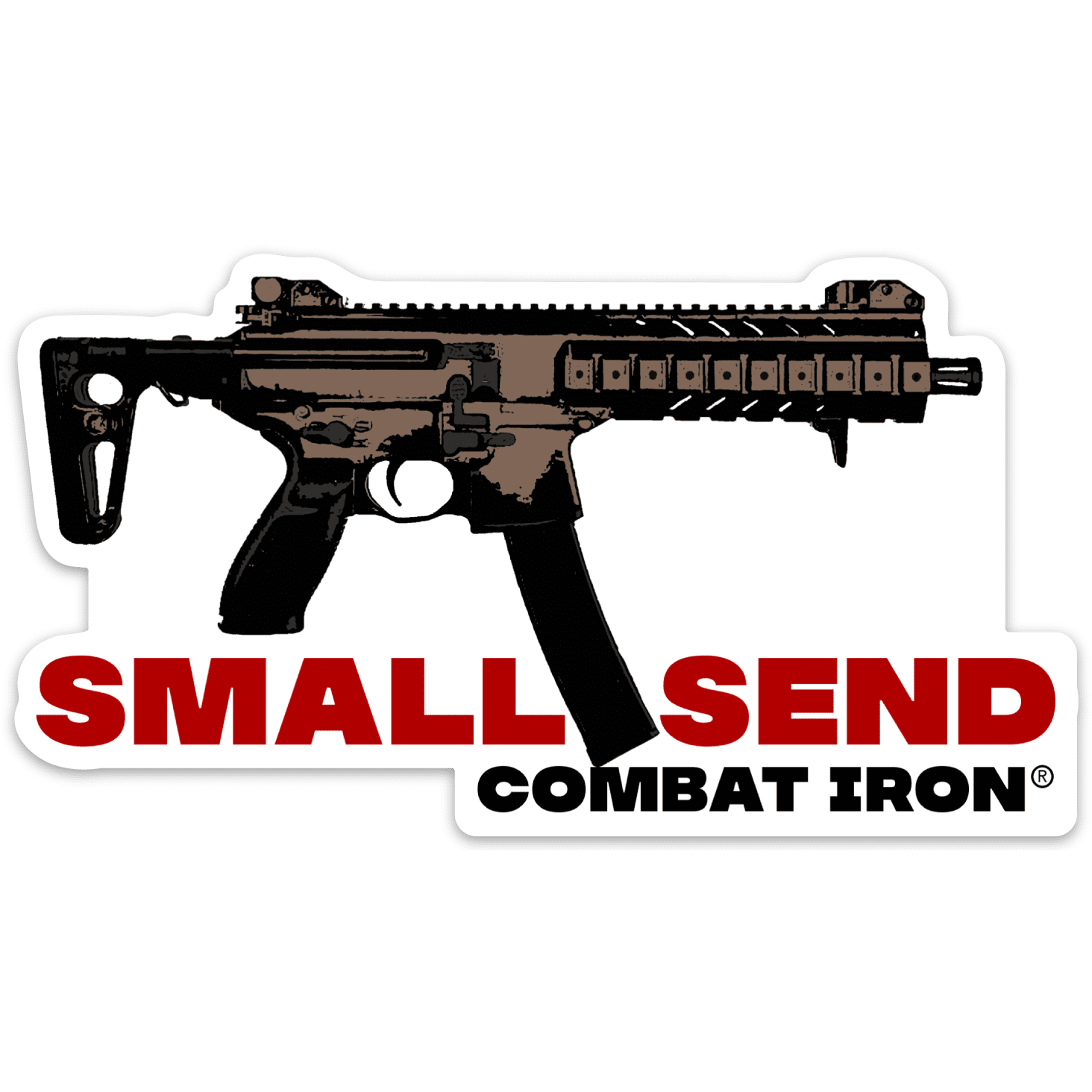 SMALL SEND RIFLE ALL WEATHER DECAL – Self Rescue Tactical