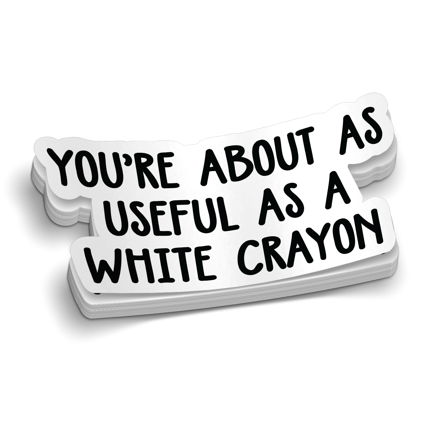 White Crayon 6 Inch Decal – Self Rescue Tactical