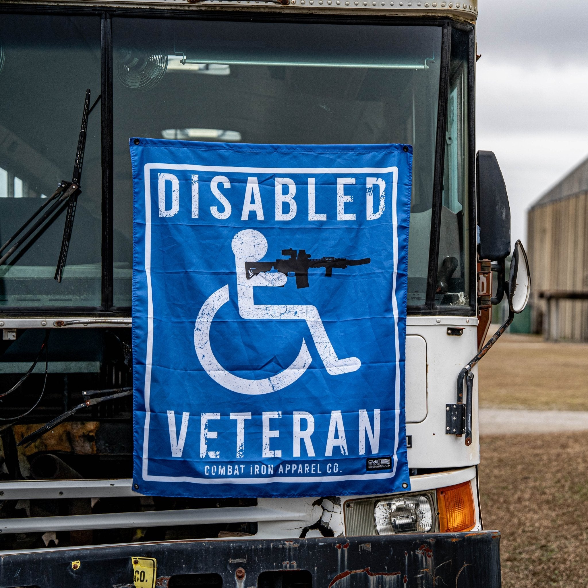 Disabled Veteran Sign 3'x3' Flag – Self Rescue Tactical