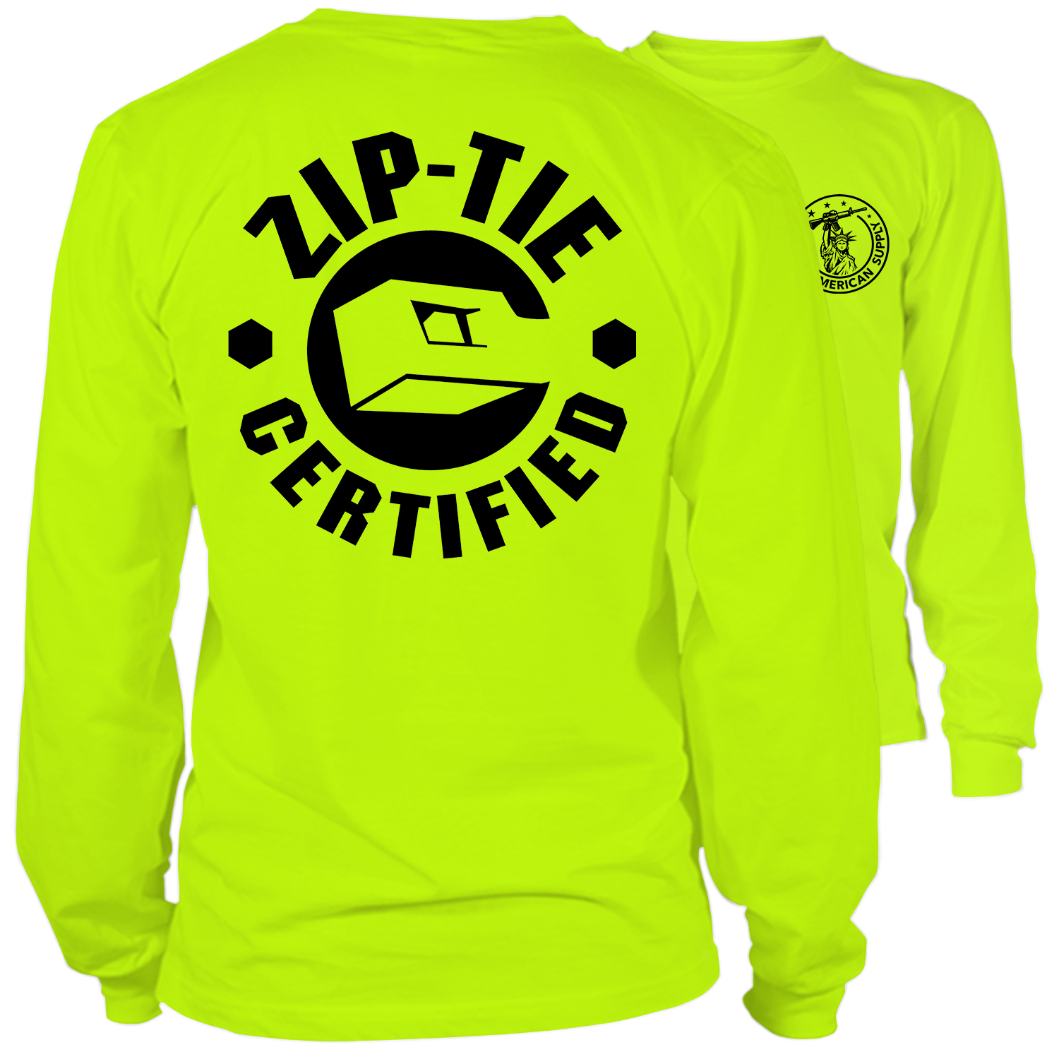 Zip Tie - Long Sleeve Hi-Vis T-Shirt – Self Rescue Tactical