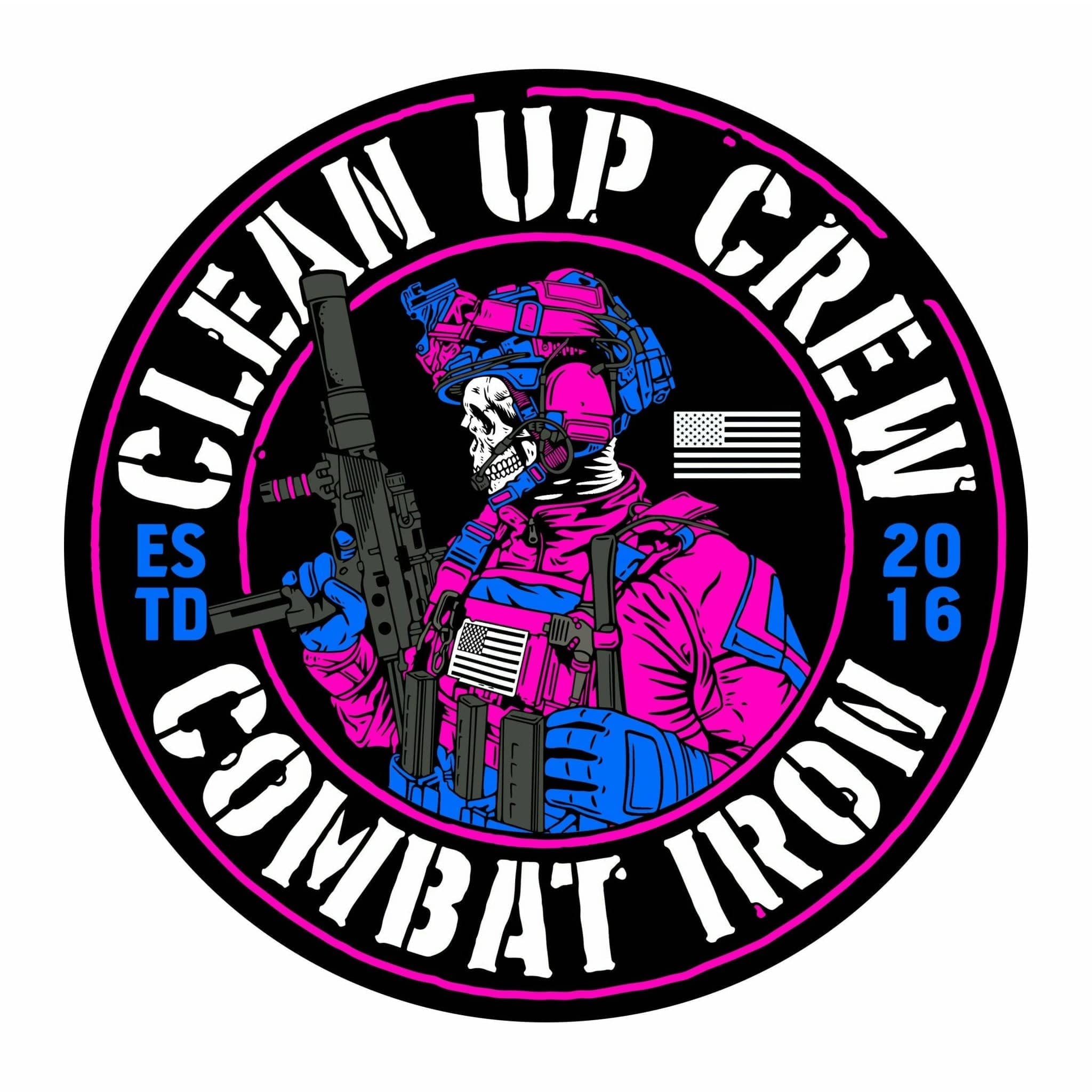 Clean Up Crew Operator Miami Decal Sticker – Self Rescue Tactical