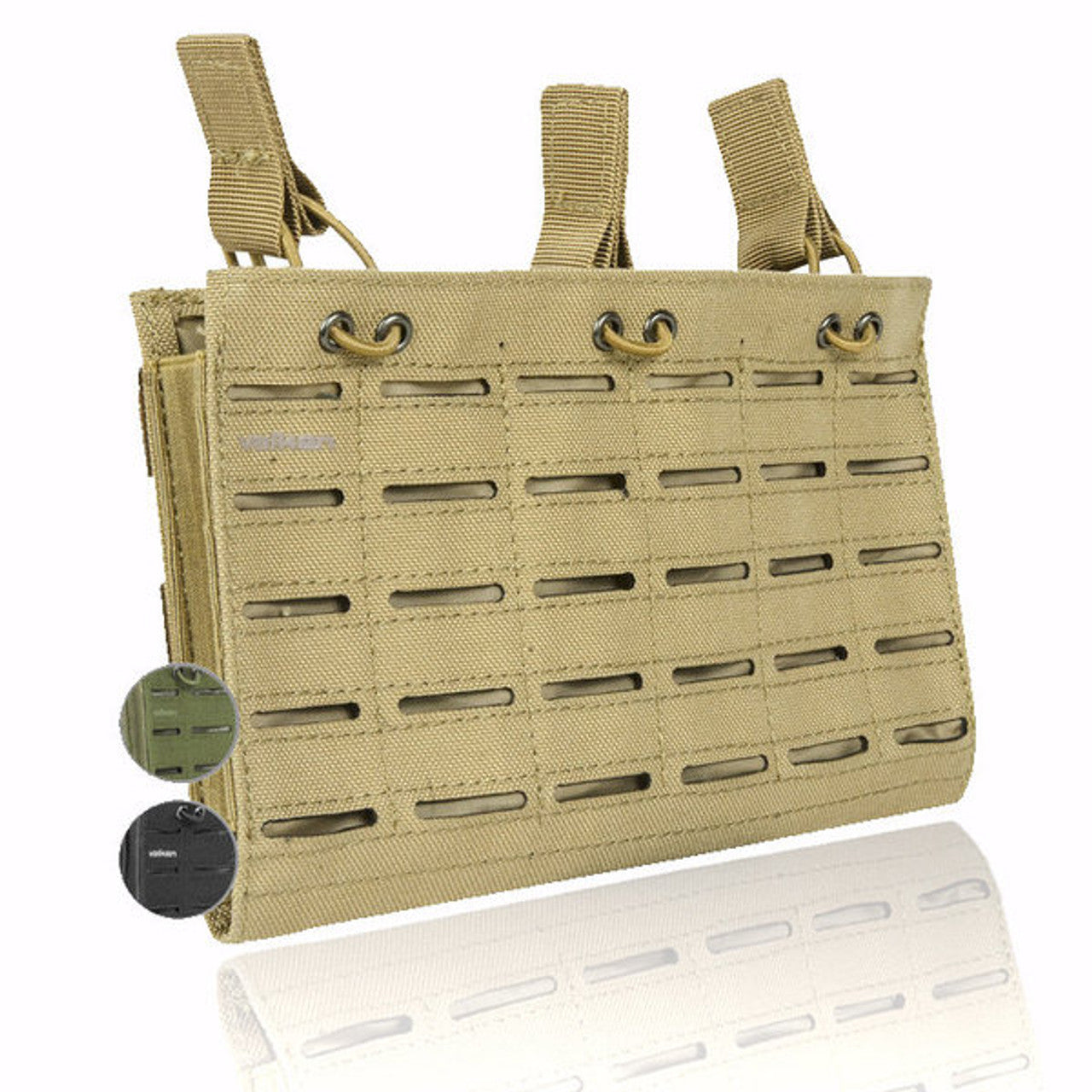 Multi Rifle Triple Magazine Pouch - Laser Cut – Self Rescue Tactical