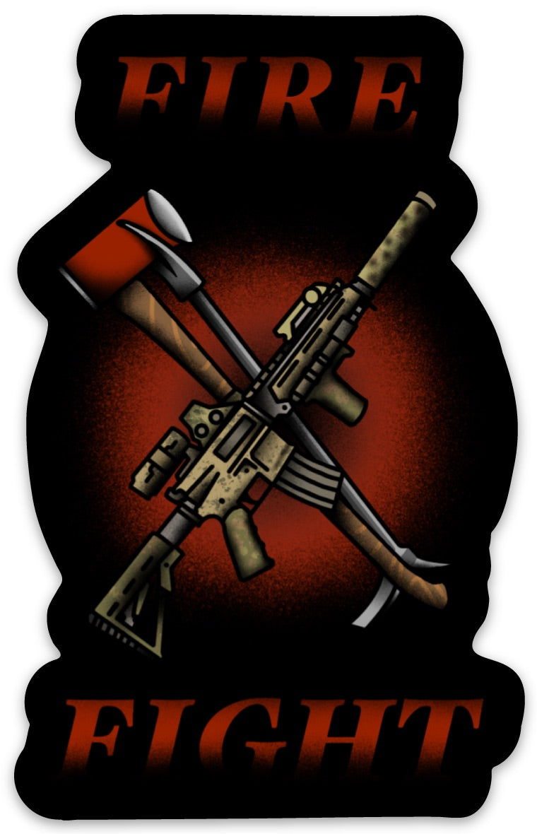 Fire Fight Sticker – Self Rescue Tactical