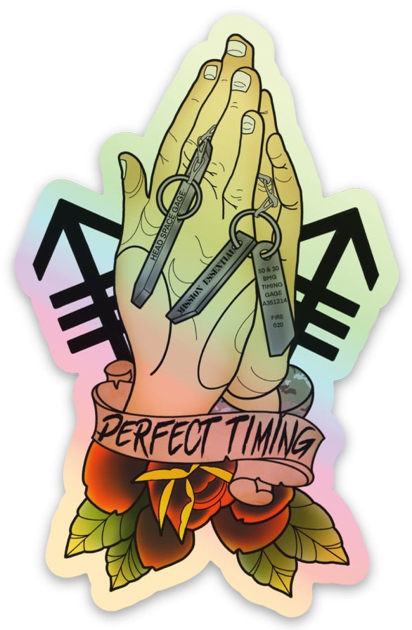Perfect Timing Sticker – Self Rescue Tactical