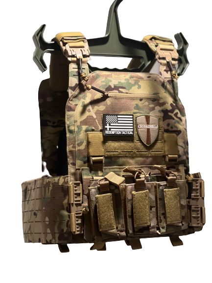 Redemption Tactical® "CRUSADER 2.0 XL” Plate Carrier Vest with Side Cu ...