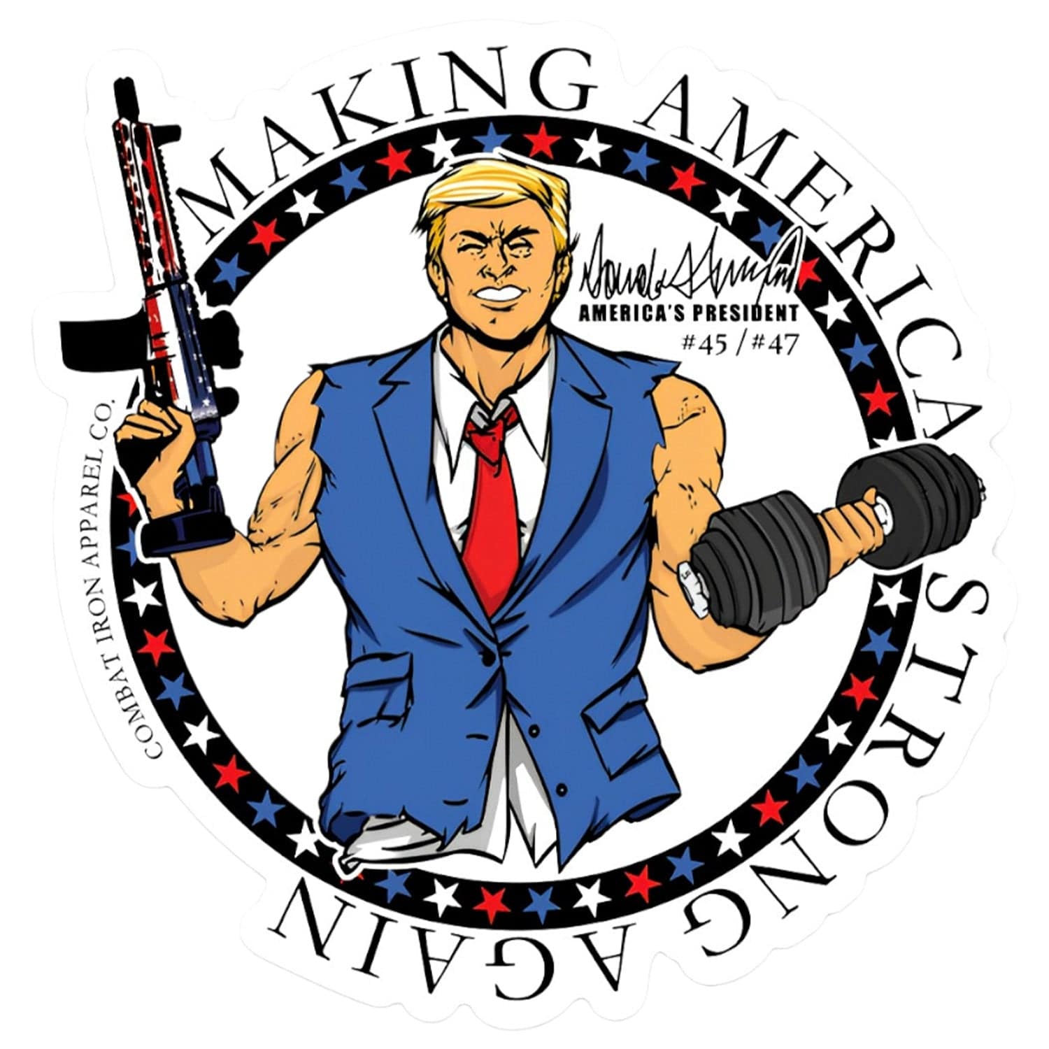 Making America Stronger Again Decal Sticker – Self Rescue Tactical