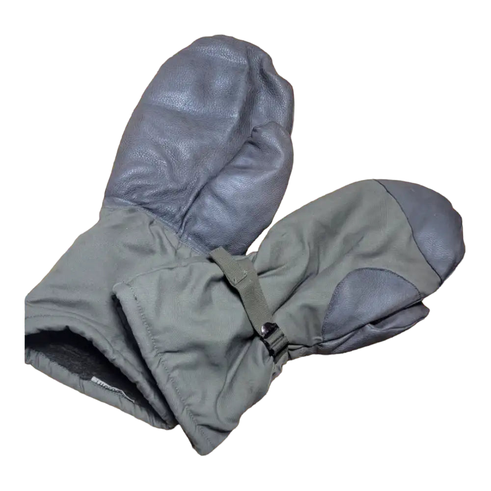 German Olive Drab, Lined Mittens – Self Rescue Tactical