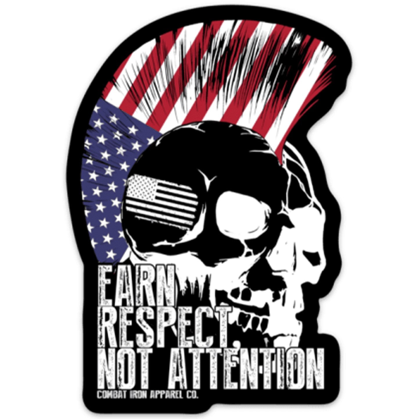 Earn Respect. Not Attention. Decal Sticker – Self Rescue Tactical