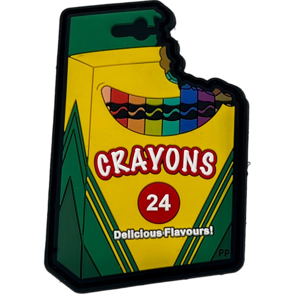 Standard Issue Crayons Patch + Sticker – Self Rescue Tactical