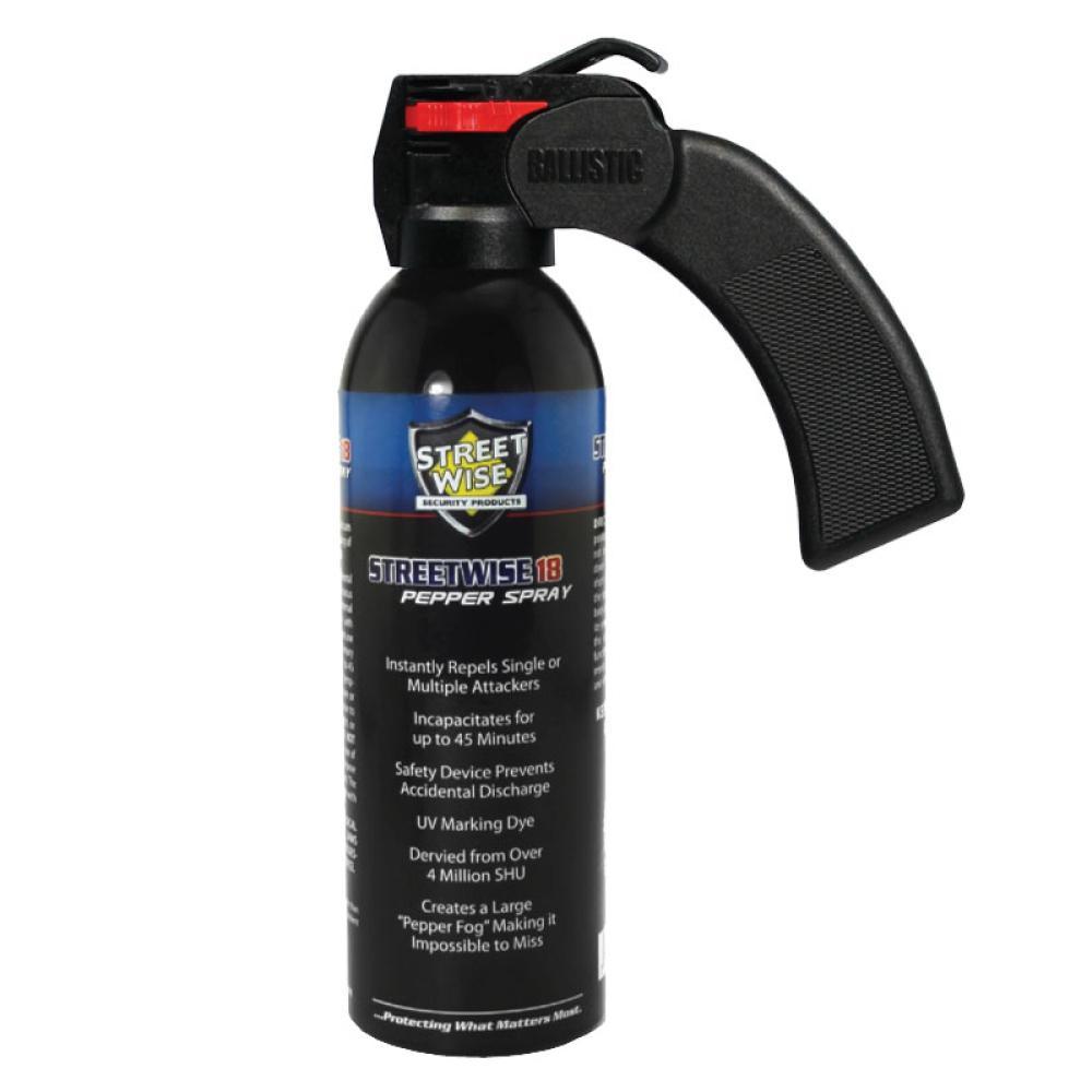 Streetwise 18 Pepper Spray 16 oz Pistol Grip – Self Rescue Tactical