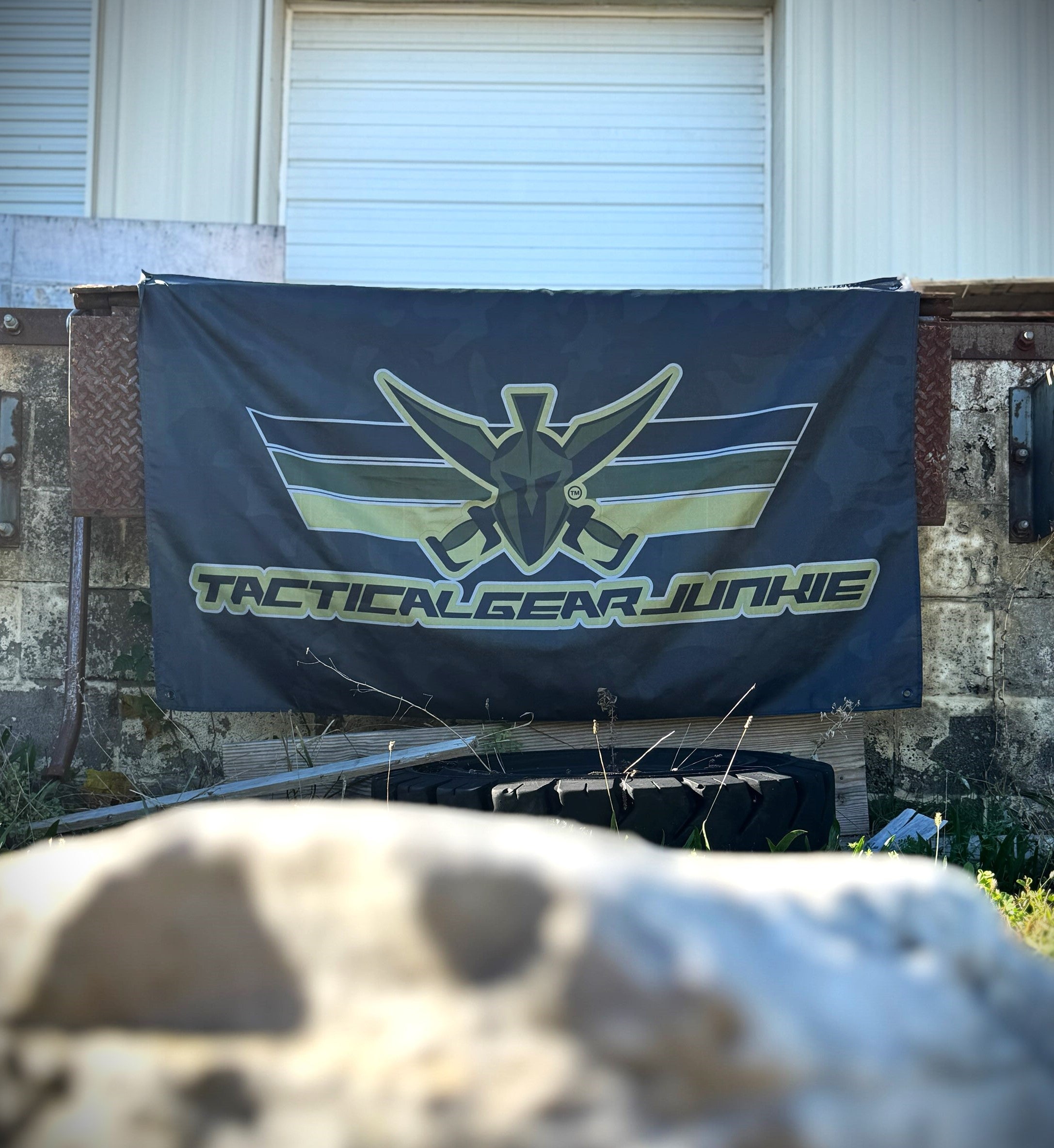Tactical Gear Junkie Logo - 3'x5' - Wall Banner – Self Rescue Tactical