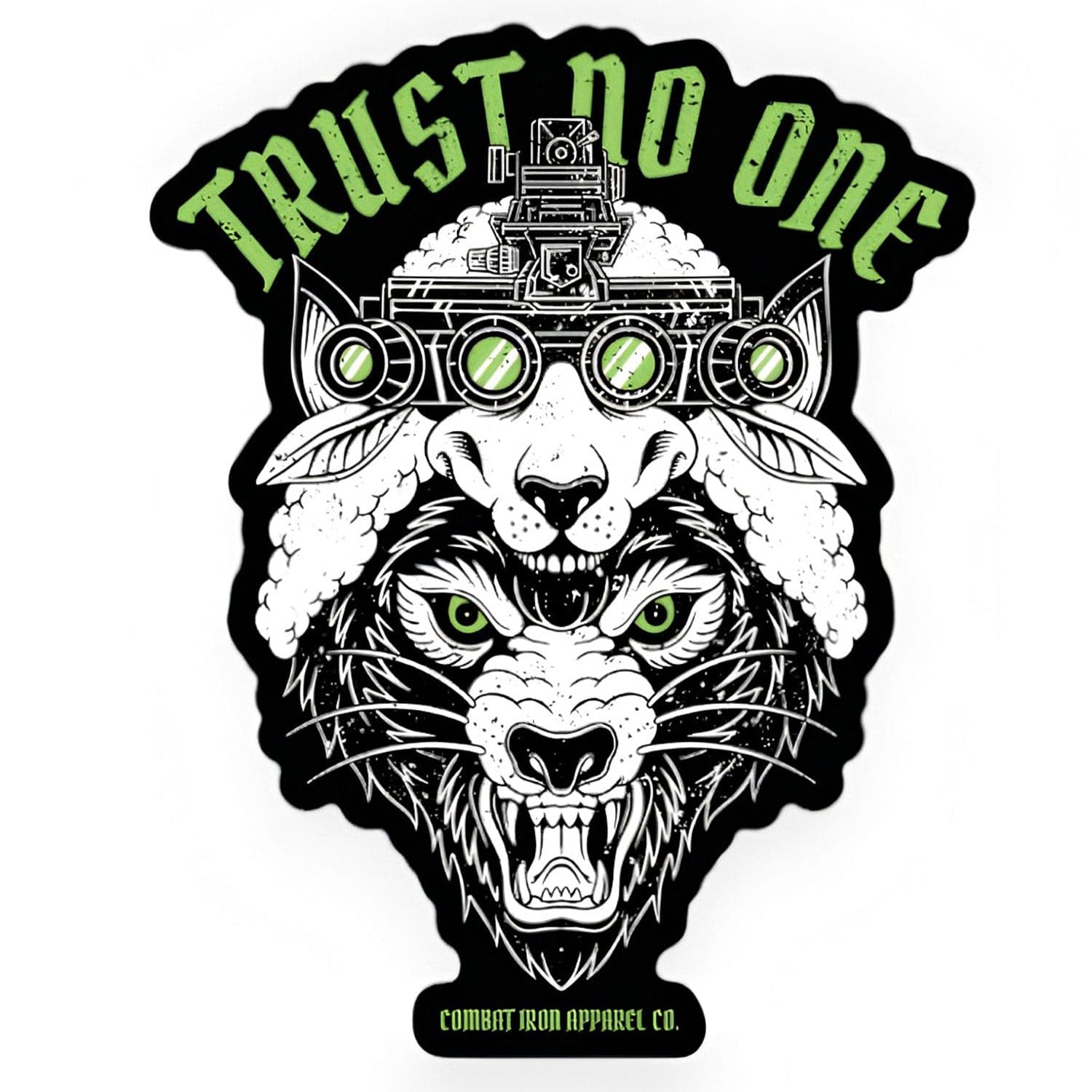Trust No One Decal Sticker – Self Rescue Tactical