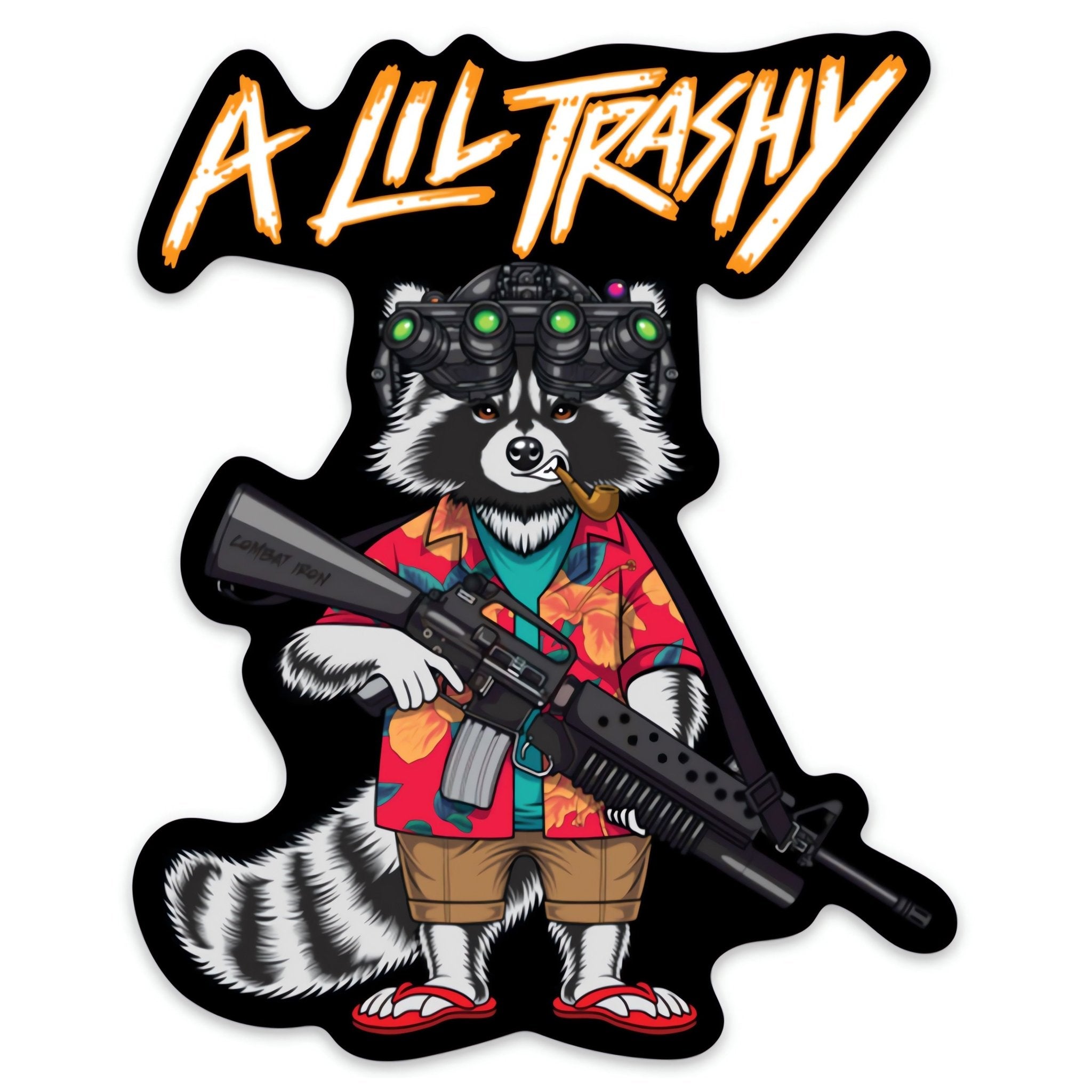 A Lil Trashy Tactical Racoon Decal – Self Rescue Tactical
